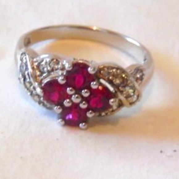 Colleen Lopez | Jewelry | Colleen Lopez Created 4stone Oval Ruby 925 ...